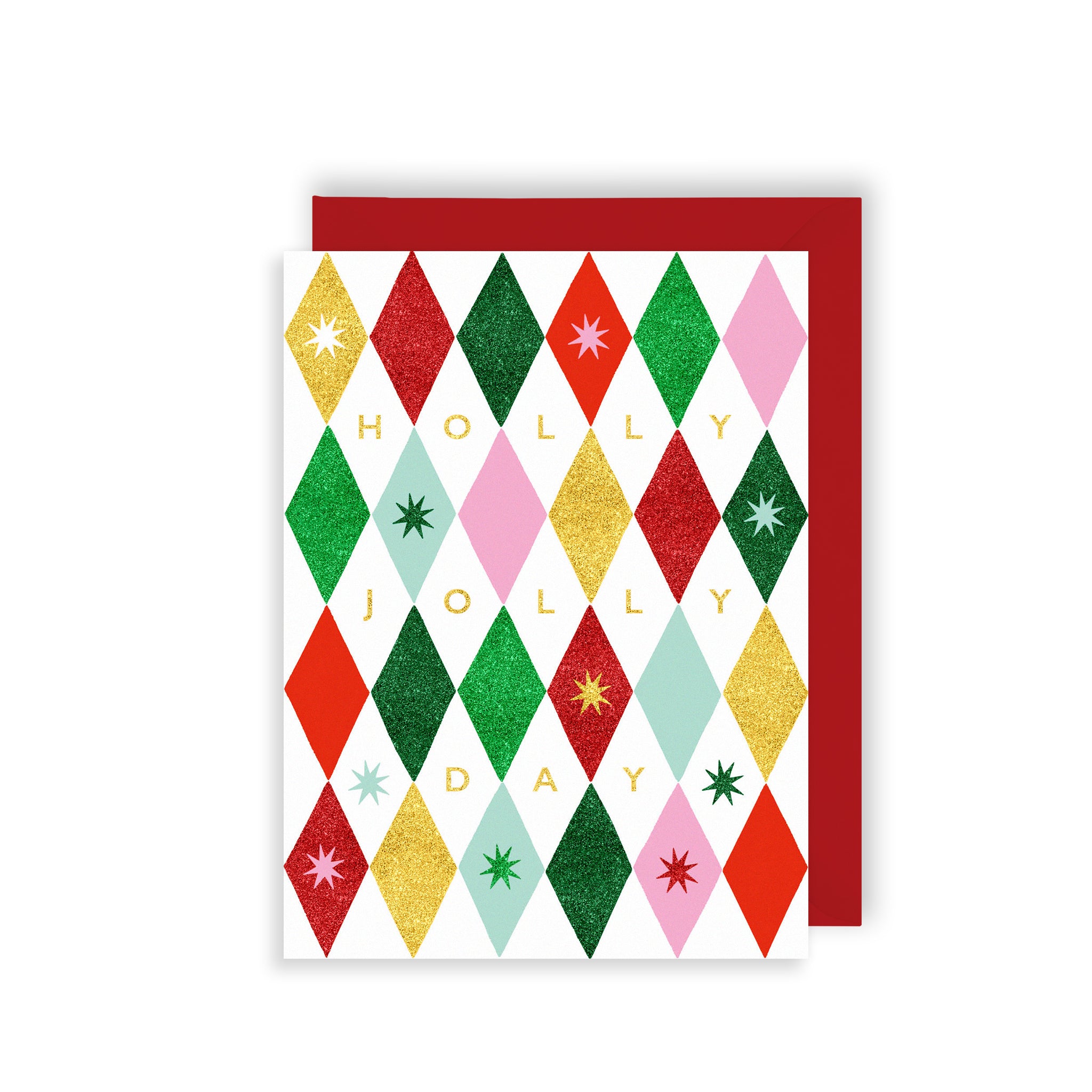 Holly Jolly Day Christmas Card | The Art File