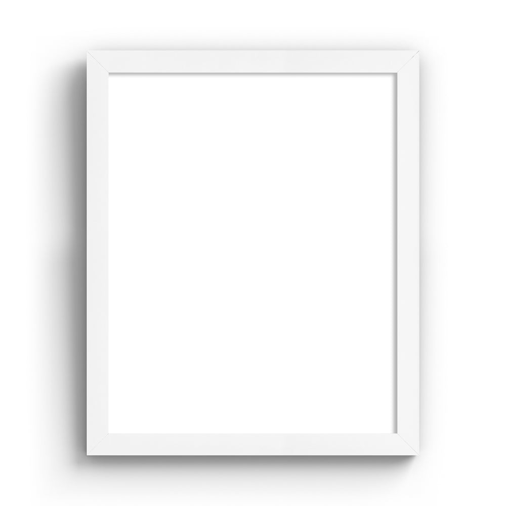 White 500 x 400mm Frame | Wall Art | The Art File