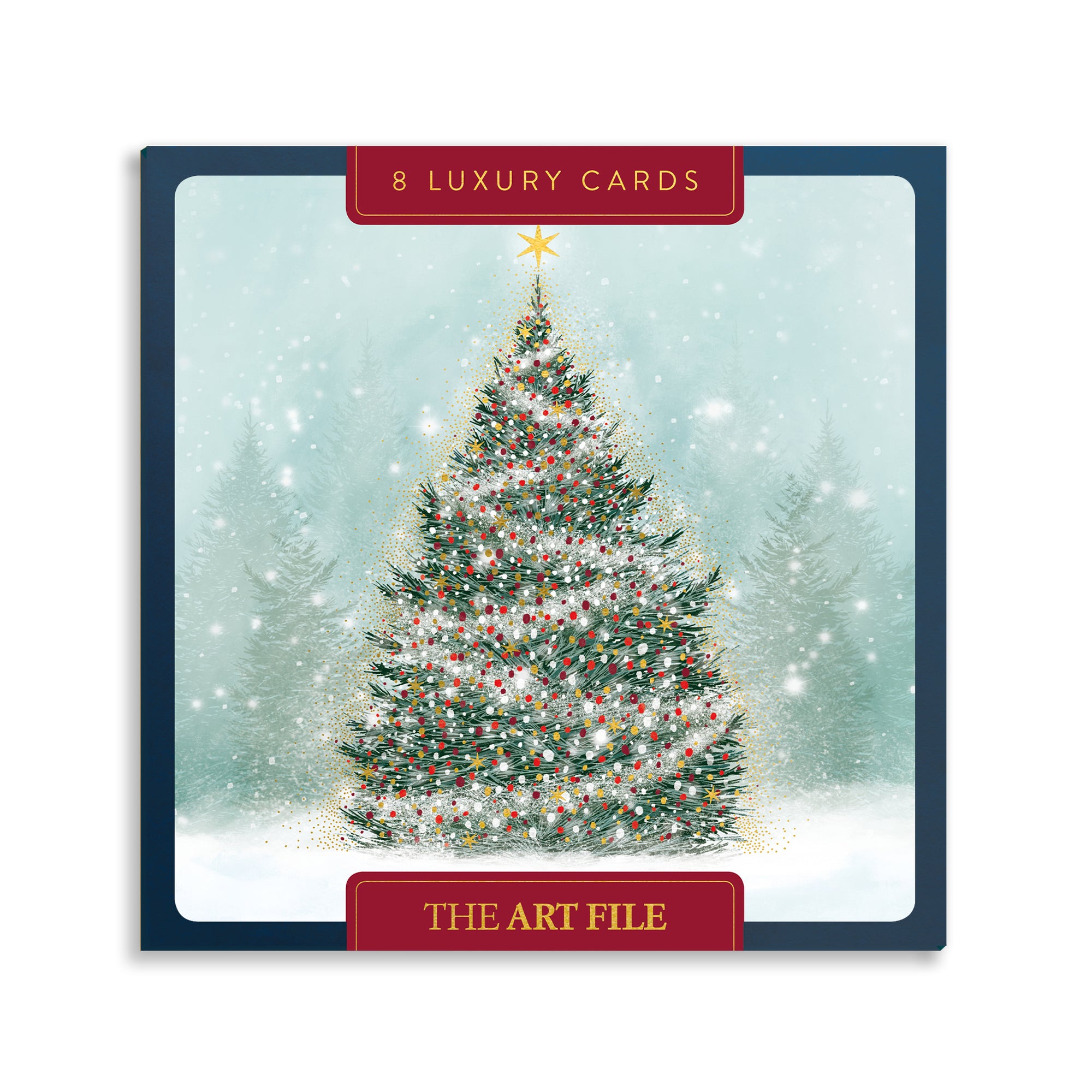 Christmas Tree, Luxury Christmas Card Box | The Art File