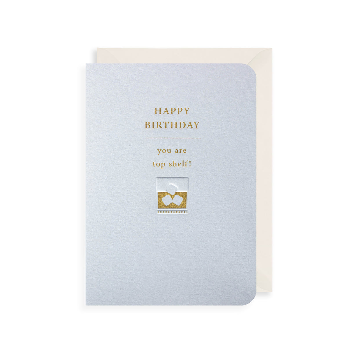 Top Shelf Greetings Card | The Art File