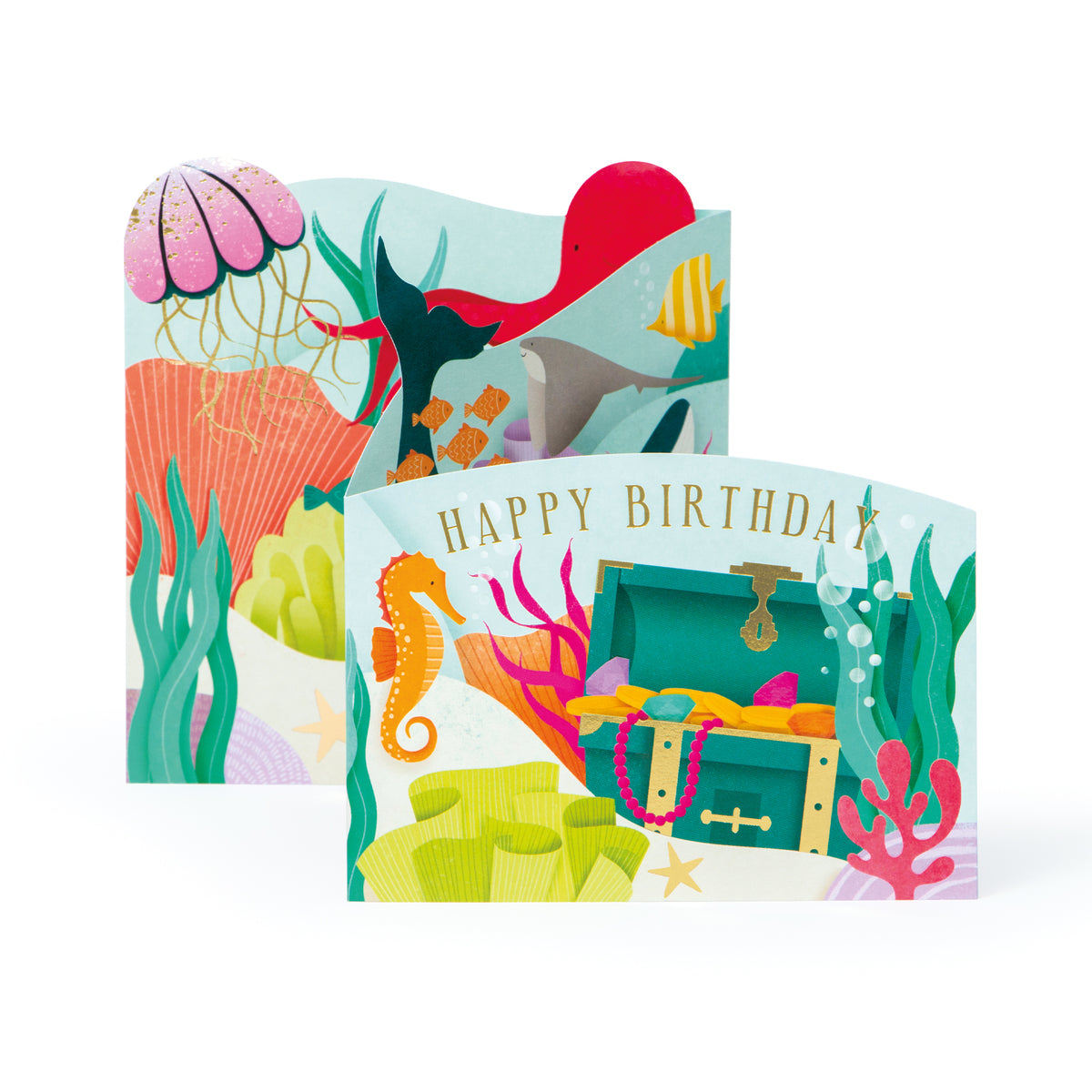 Under The Sea, 3D Greetings Card | The Art File