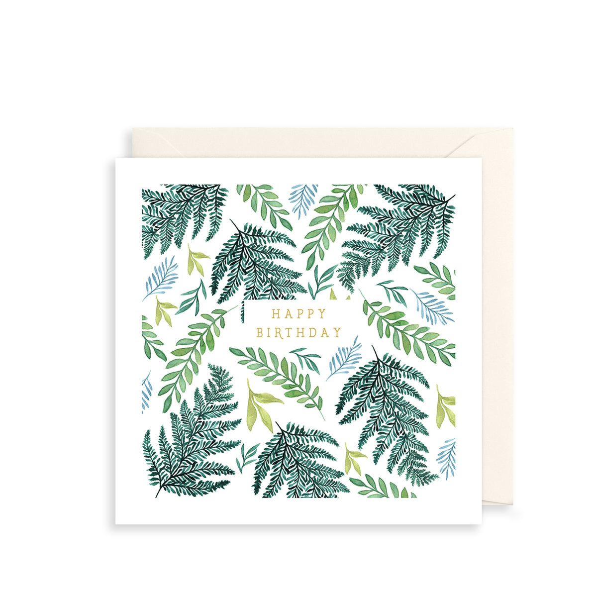 Fern Plants Greetings Card | The Art File