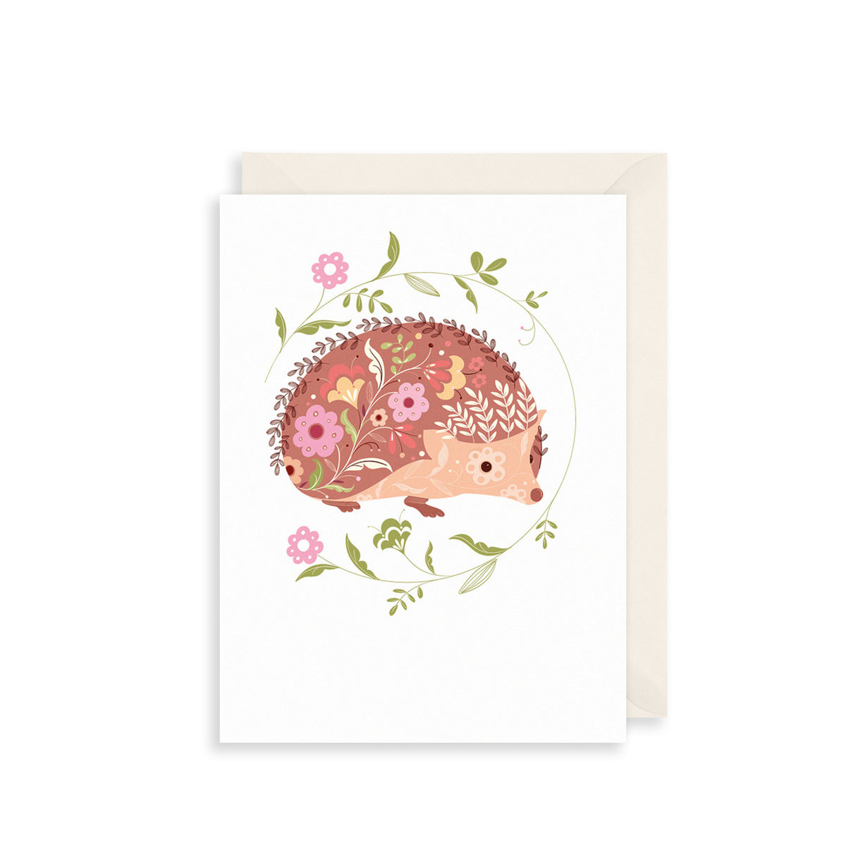 Hedgehog Greetings Card | The Art File