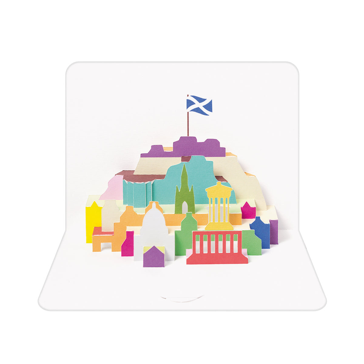 Edinburgh Skyline, 3D Pop-Up Card | The Art File