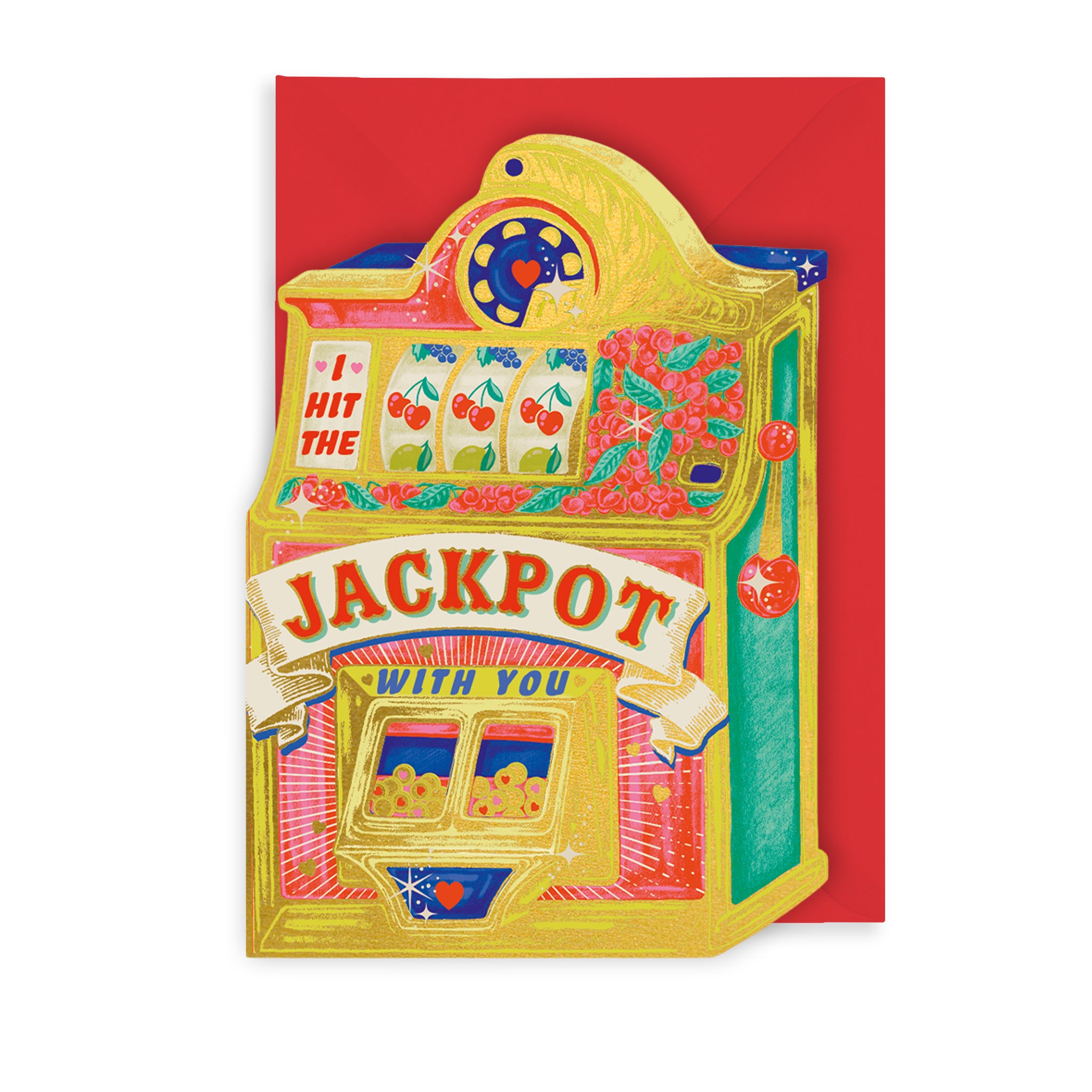Hit The Jackpot With You Valentine's Day Card | The Art File