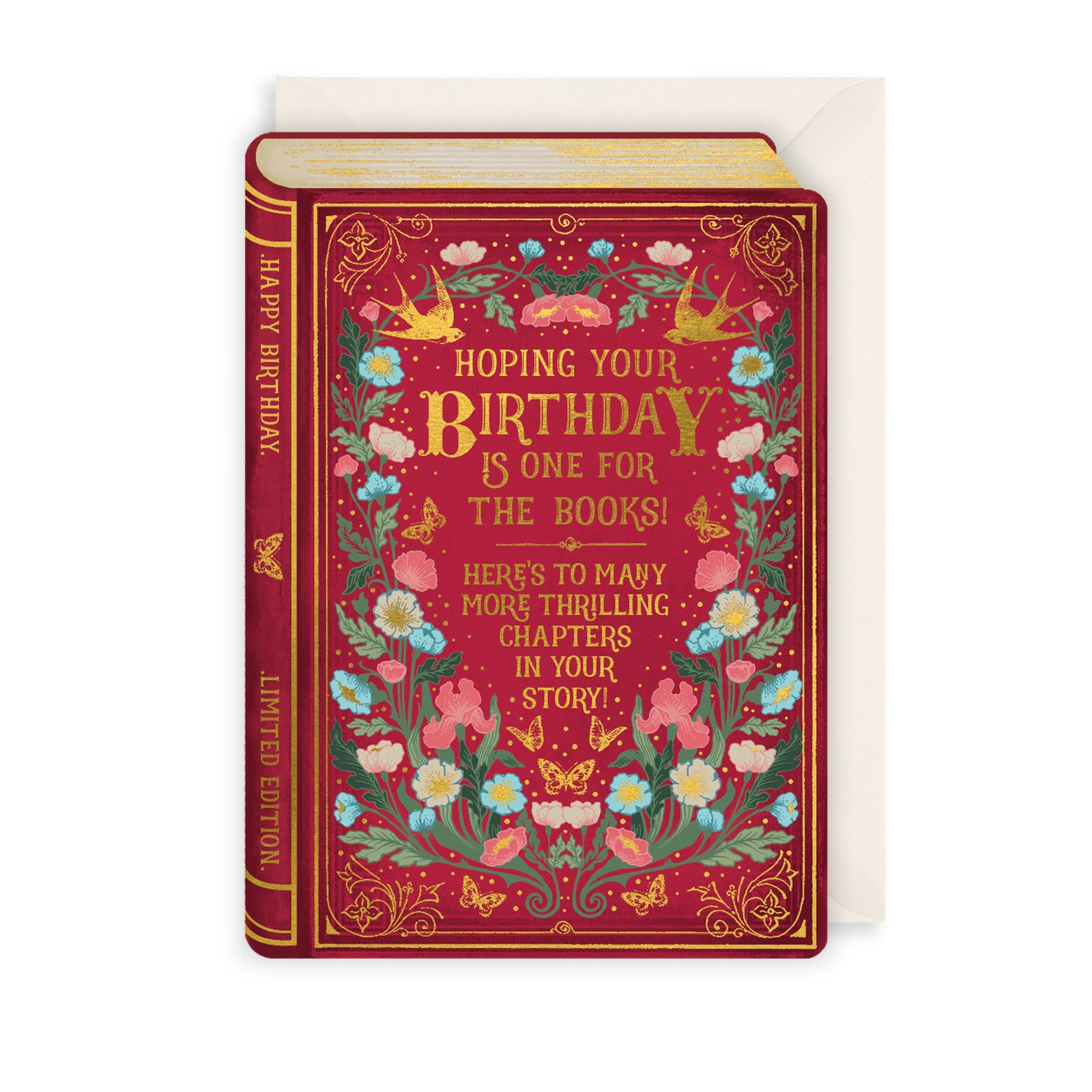 For The Books Greetings Card | The Art File
