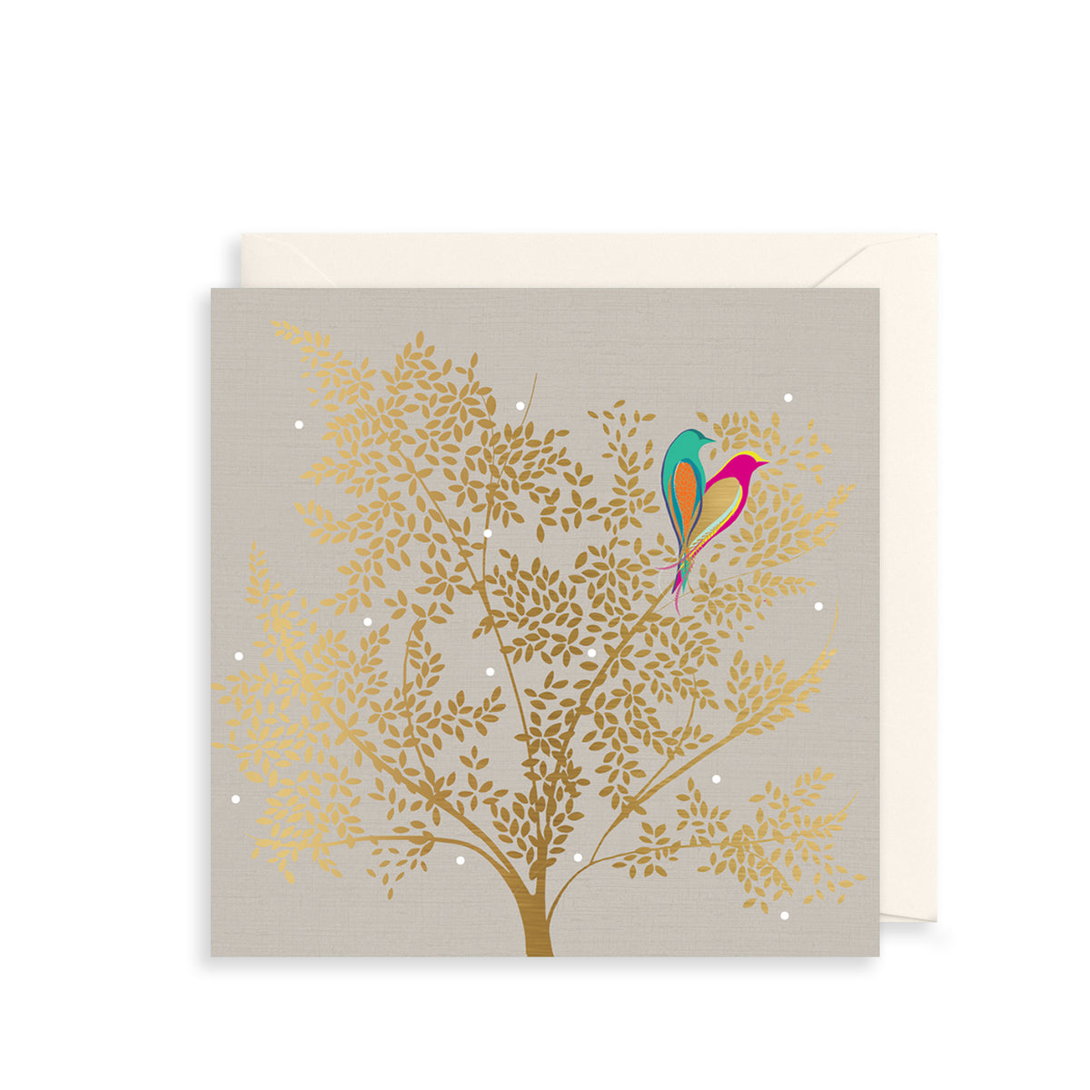 Golden Tree Greetings Card | The Art File