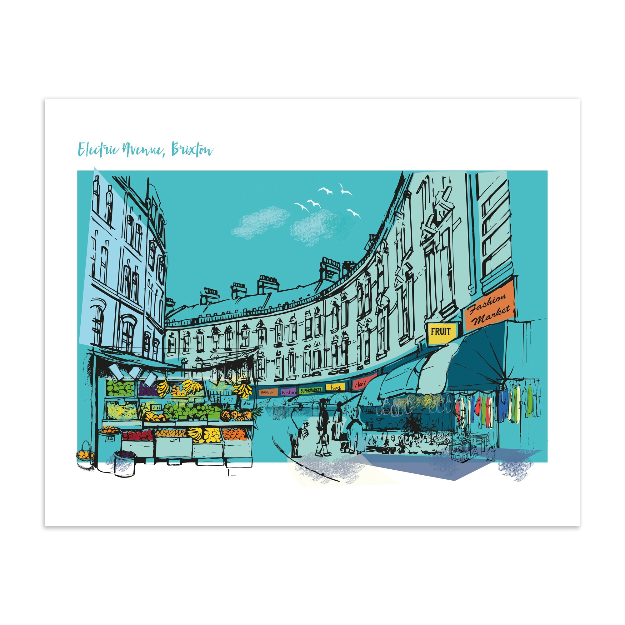 Electric Avenue, Brixton Art Print | Rocket68 Print | The Art File