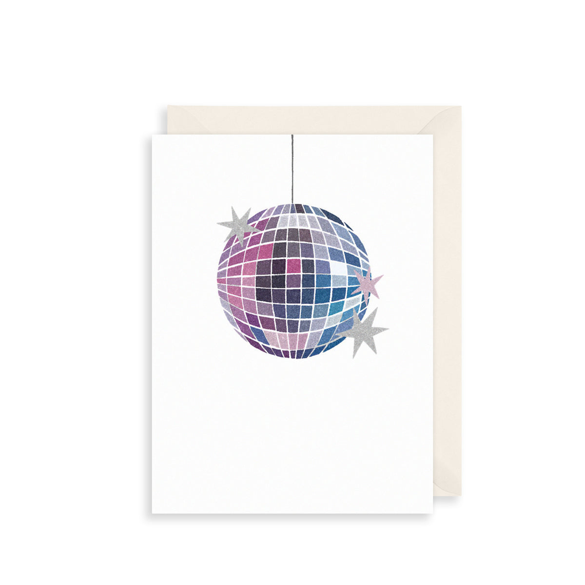 Disco Ball Greetings Card | The Art File