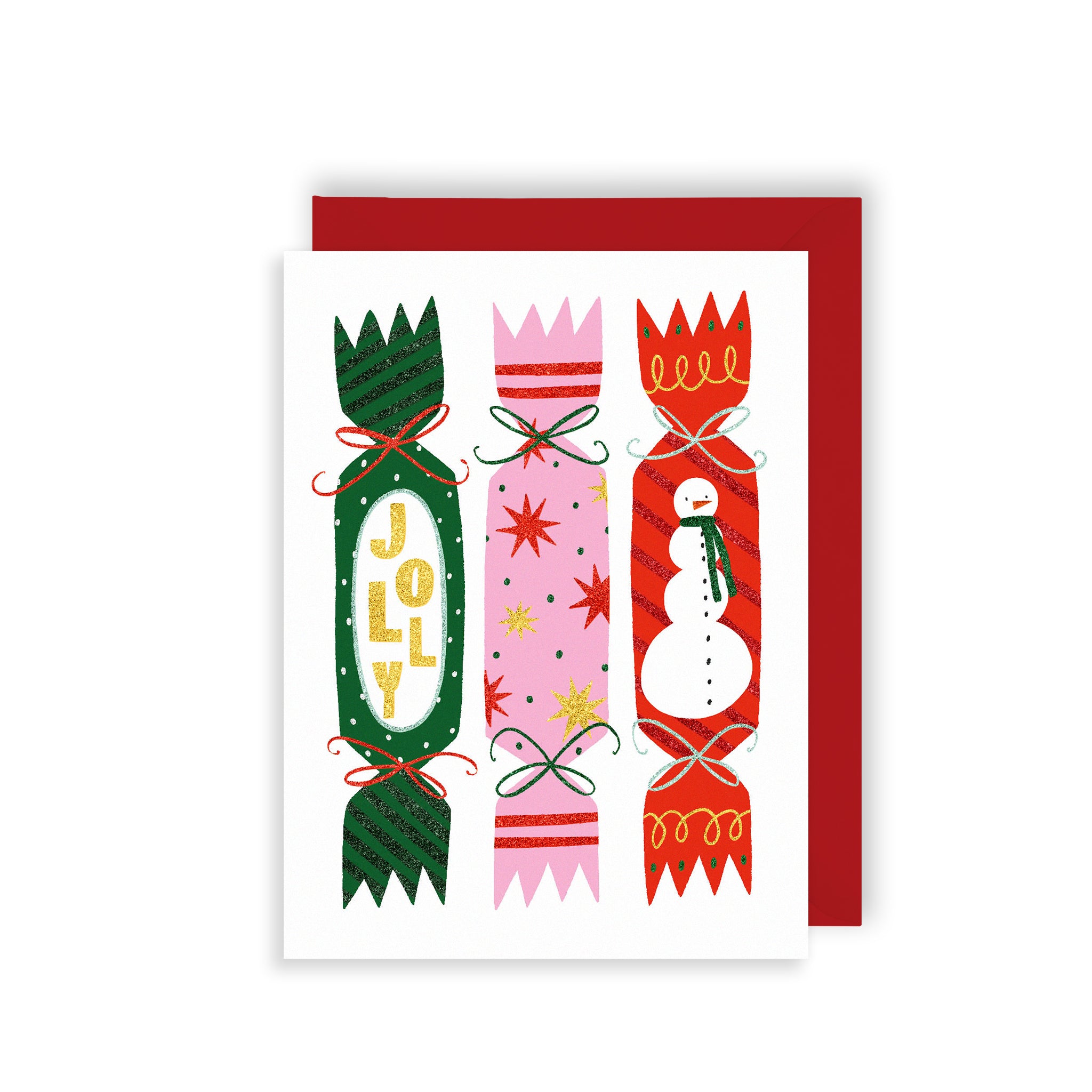 Jolly Crackers Christmas Card | The Art File