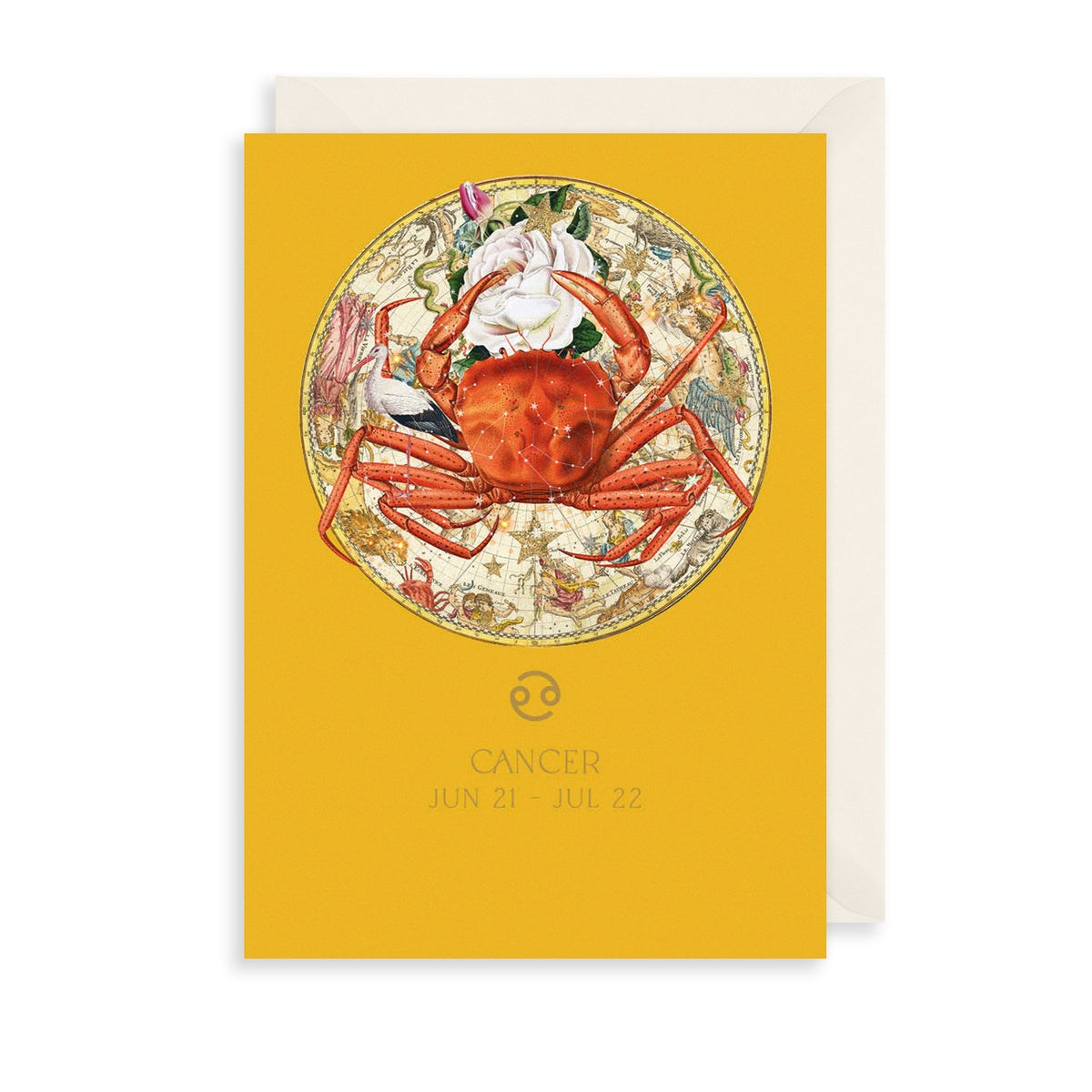Cancer Zodiac Birthday Card | The Art File