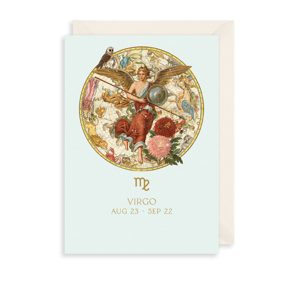 Virgo Zodiac Birthday Card | The Art File