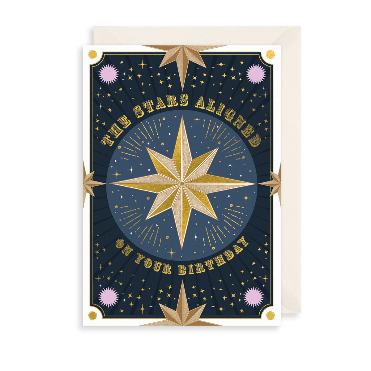 The Stars Aligned Greetings Card | The Art File