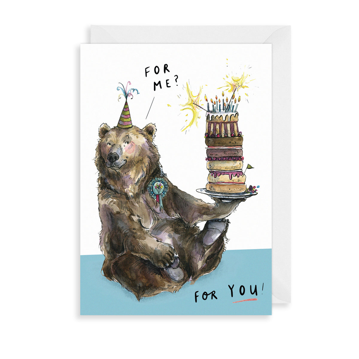 For Me? Greetings Card | The Art File